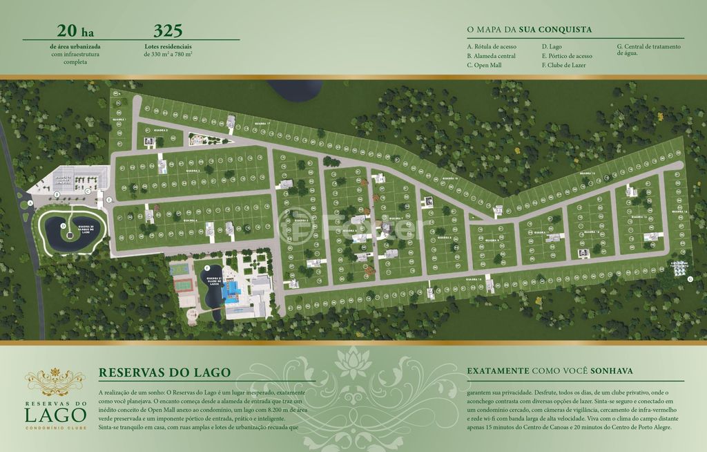 Reservas do Lago Condomínio Clube | Centro, Nova Santa Rita - Foxter ...